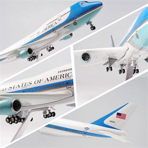 185 1150 Scale Air Force One Boeing 747 Airplane Model With Voice