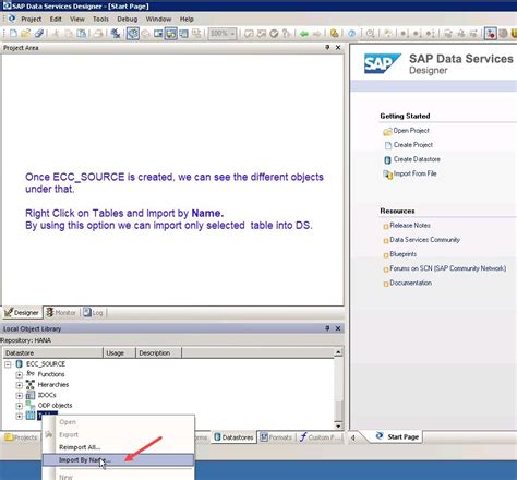 data loads to sap hana db using sap ds data servi sap community