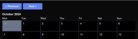 Make A Calendar Component For Your Application Using React Nextjs Tailwindcss And The Temporal
