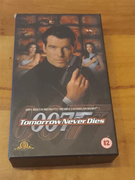 007 Tomorrow Never Dies Vhs Tape 1997 James Bond Movie Pierce Brosnan £644 Picclick Uk