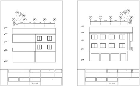 پلان مسکونی دو طبقه با یک واحد مغازه