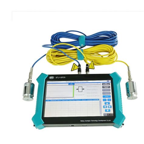 Non Destructive Upv Ultrasonic Pulse Velocity Tester On Concrete