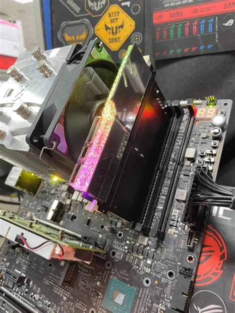 ASUS Shows Off ROG DDR To DDR Adapter Board Working Test Unit Demoed With Z APEX Motherboard
