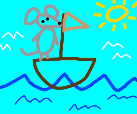Mouse Sailing Drawception