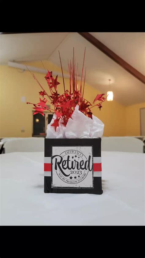Retirement Party Centerpieces Homemade Retirement Party Decoration