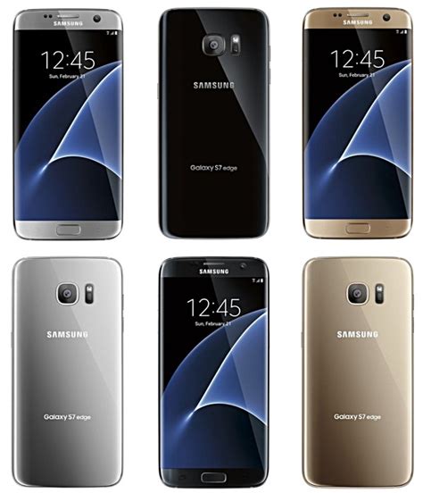 Samsung Galaxy S7 S7 Edge Color Options Revealed In New Renders