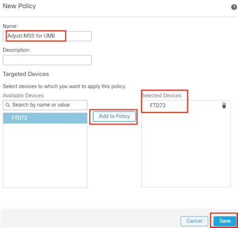 Fmc管理するftdデバイスのmtumss変更方法 Cisco Community