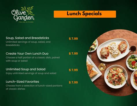Olive Garden Specials Menu Olive Garden Menu And Prices