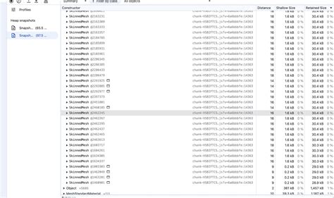 SkinnedMesh Memory Leak Questions Three Js Forum