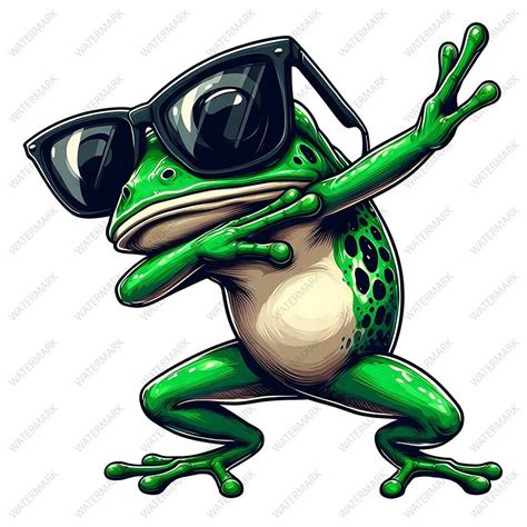 Frog Dabbing Png Cool Frog Funny Frog Png Frog Sunglasses Clipart Frog Cartoon Png Funny
