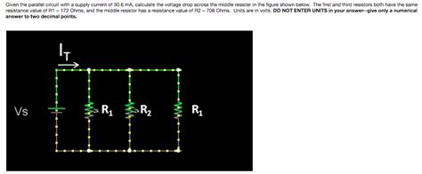 Solved Given The Parallel Circuit With A Supply Current Of Chegg
