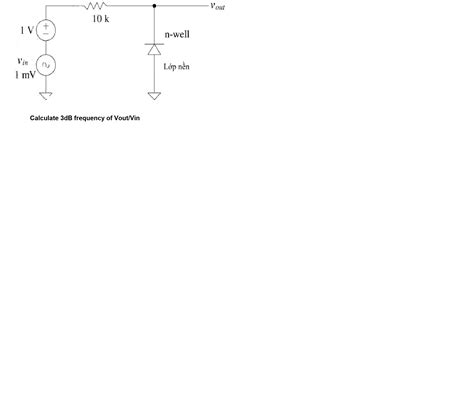 solved calculate 3 db frequency of vout vin