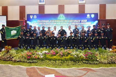 Irdam IM Hadiri Pelepasan Kontingen Aceh ke Liga Santri Piala Kasad ...