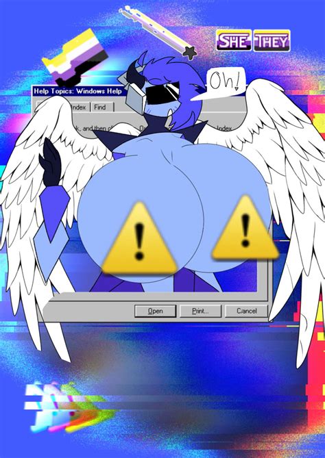 Rule 34 Big Breasts Blue Skin Censored Nipples Digital Drawing Artwork Digital Media