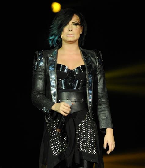Demi Lovato Performs In London At O Arena During Enrique Iglesias