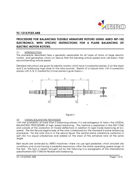 Dynamically Balance Flexible High Speed Rotors Pdf Helicopter Rotor Electric Motor