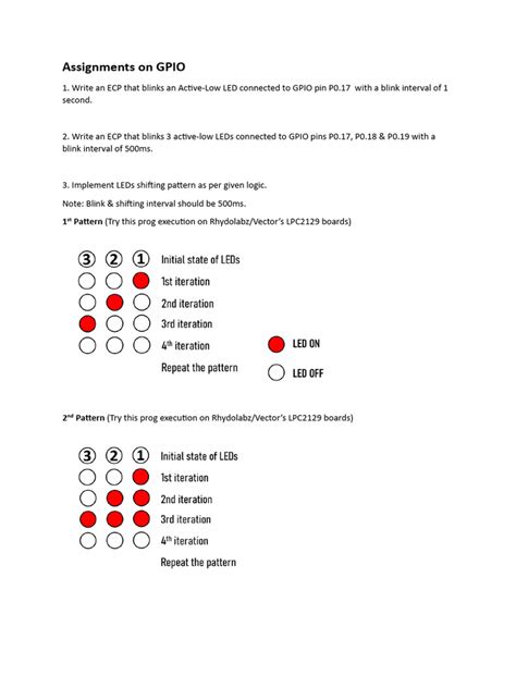 gpio assignments pdf computer engineering