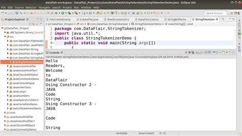 Learn Stringtokenizer In Java With Its Constructors And Methods Dataflair
