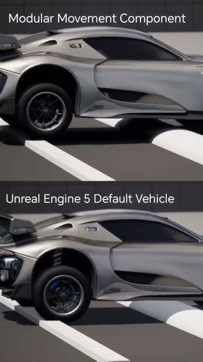 Modular Movement Component Vs Default Unreal Vehicle Gaming Blender Unrealengine Ue5 Youtube