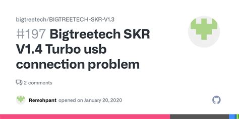 Bigtreetech SKR V Turbo Usb Connection Problem Issue Bigtreetech BIGTREETECH SKR V