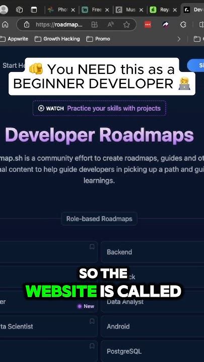 roadmaps for beginner developers developer programming coder