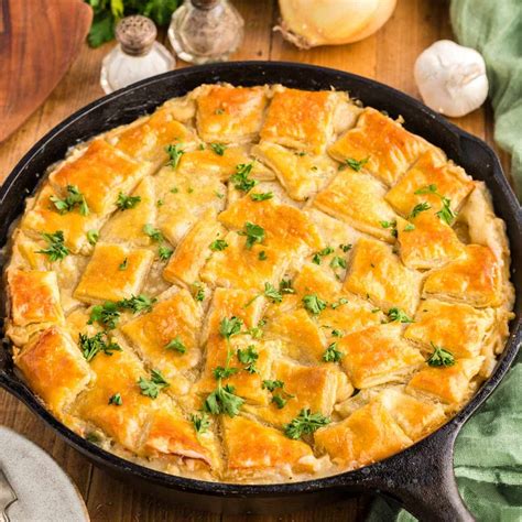 Puff Pastry Chicken Pot Pie A Flaky Creamy Twist On The Classic