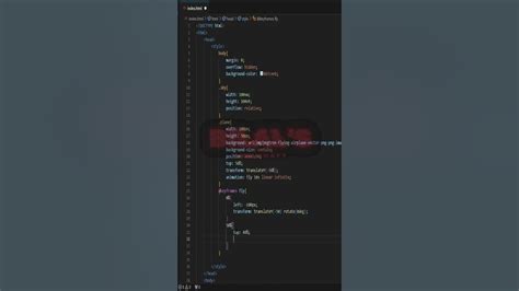 Plane Animation Using Html And Css Youtube