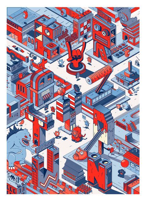 Graphic Design Isometric Illustration Ideas Isometric Illustration Isometric Isometric