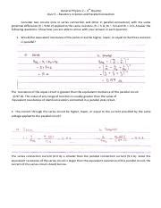 Quiz 5 Resistors In Series And Parallel Connection MUSA Pdf General Physics 2 3rd Quarter