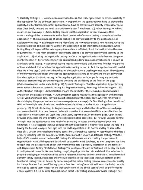 usability testing pdf software testing databases