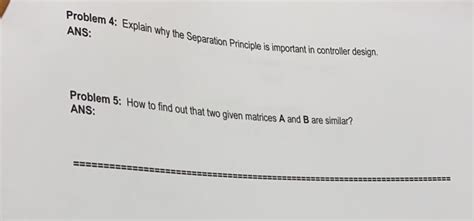 Problem If We Know The Desired Closed Loop System Chegg