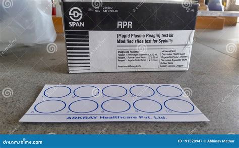 Picture Of Rapid Antigen Detection Test Editorial Photography Image