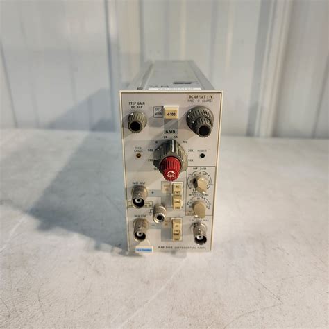 Tektronix Am 502 Differential Ampl Amplifier Plugin Module 1x To 100 0 Lab Liquidators Store