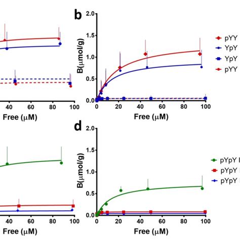 Equilibrium Binding Isotherms Of Phospho Peptide Targeting Polymers Download Scientific