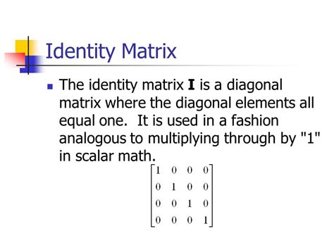 Matrix Algebra Matrix Algebra Is A Means Of Expressing Large Numbers Of