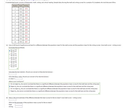 Solved Formulate The Hypotheses Calculate The Test