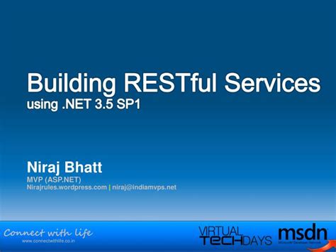 Ppt Building Restful Services Using Net 35 Sp1 Powerpoint