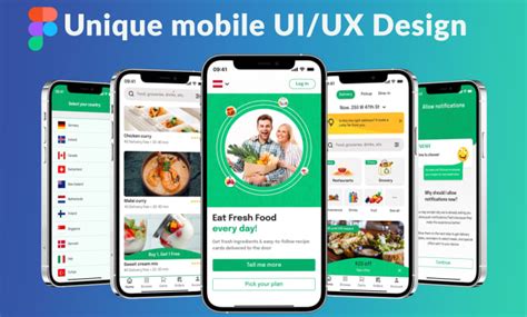 Design Unique Mobile App Ui Screenshots In Figma By Kanizdesign Fiverr