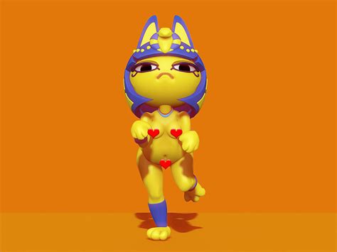 Naked Ankha D Model D Printable CGTrader