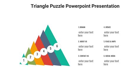 triangle puzzle powerpoint presentation pptuniverse