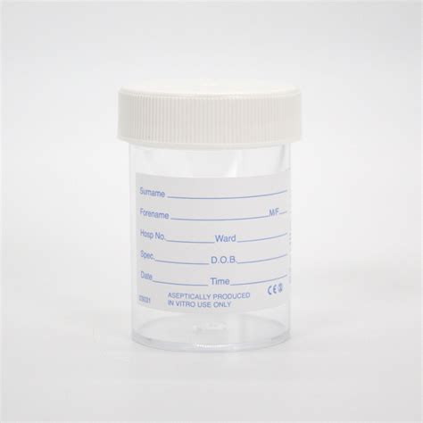 Sputum Pots White Lid Not To Be Used For Semenandrology Testing