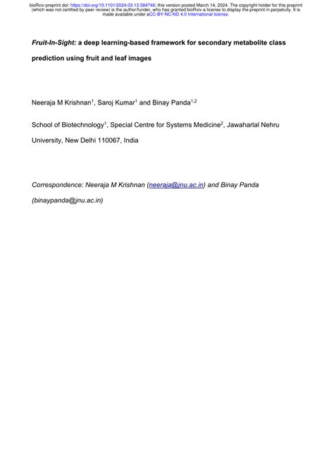 Pdf Fruit In Sight A Deep Learning Based Framework For Secondary