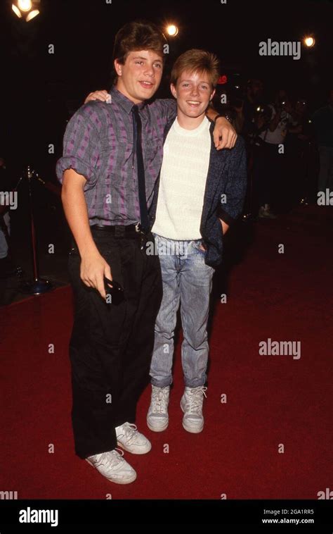 Sean Astin And Mackenzie Astin During Like Father Like Son Hollywood