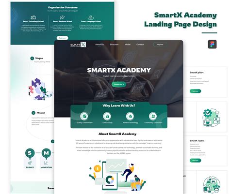 Edtech Landing Page Ui Design Behance