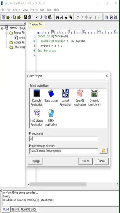 03 Creating A Dll The Fortran Builder Makes It Easy To Create A Dllwith Nag Fortran Youtube