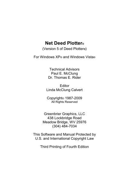 net deed plotter help