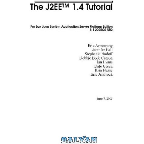 خرید و قیمت دانلود کتاب The J2ee 14 Tutorial ا آموزش J2ee 14 ترب