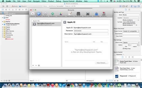Ios Xcode Showing Is Not On Any Development Teams Stack Overflow