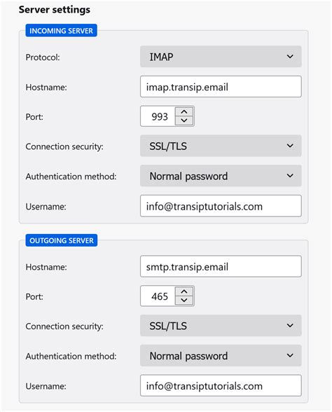 Configuring Your Email Address With Mozilla Thunderbird Transip