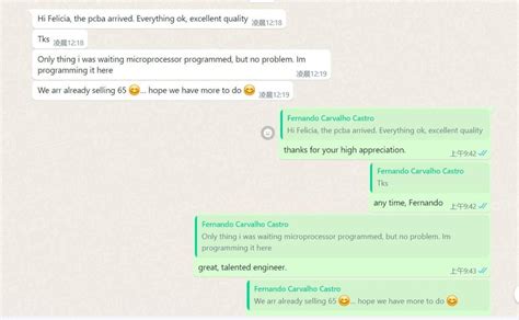 Our Chat History With Client